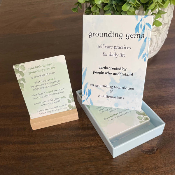Grounding Gems: Grounding Exercises and Affirmations Card Deck ...